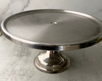 Chrome Cake Stand - Etsy