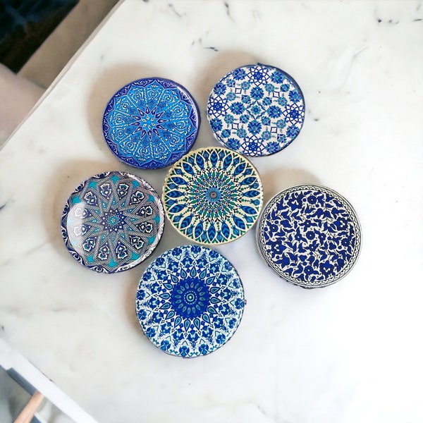 Moroccan Coasters - Etsy