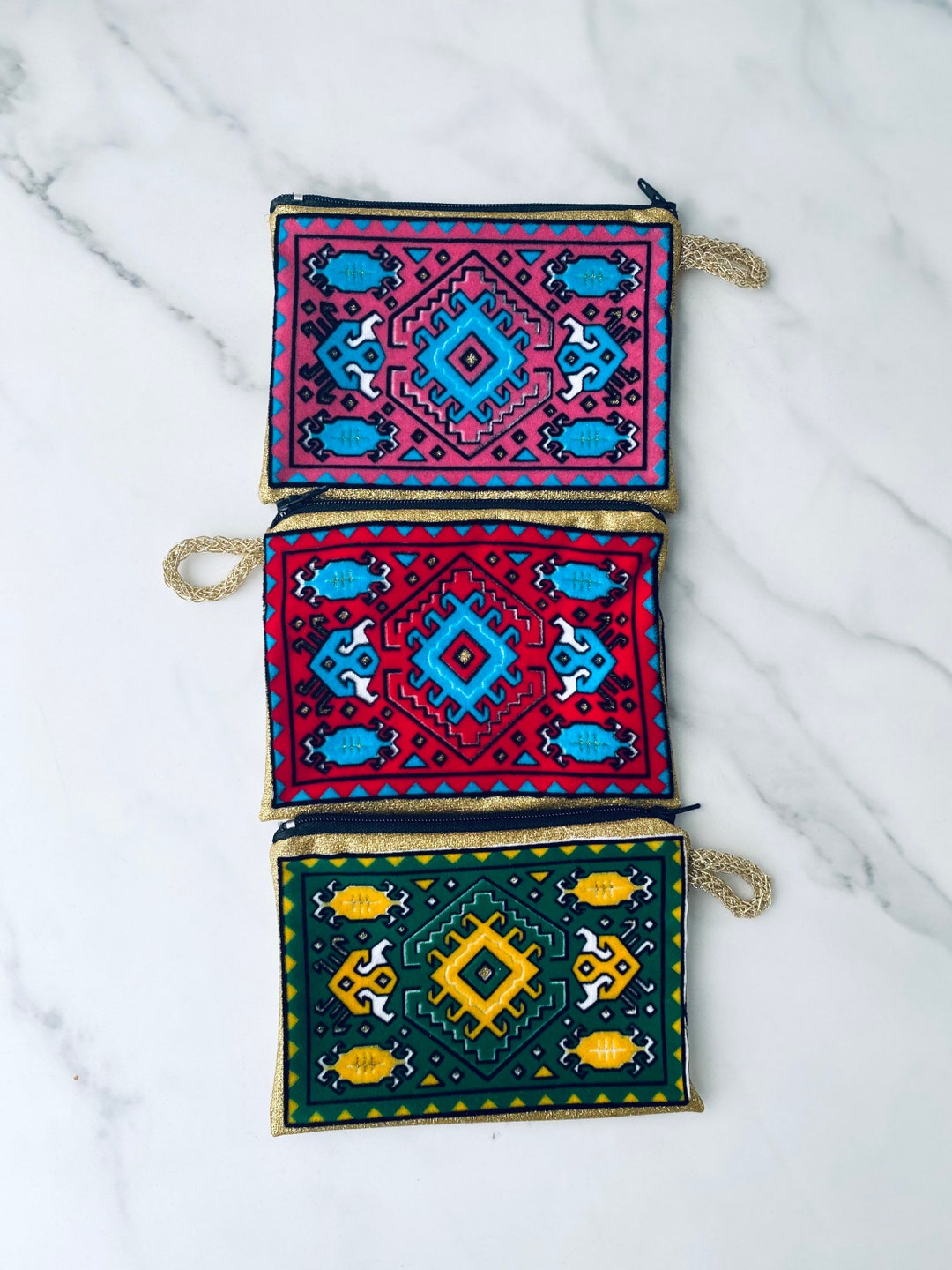 Turkish Coin Purse Set of 3 Traditional Design From Turkey - Etsy
