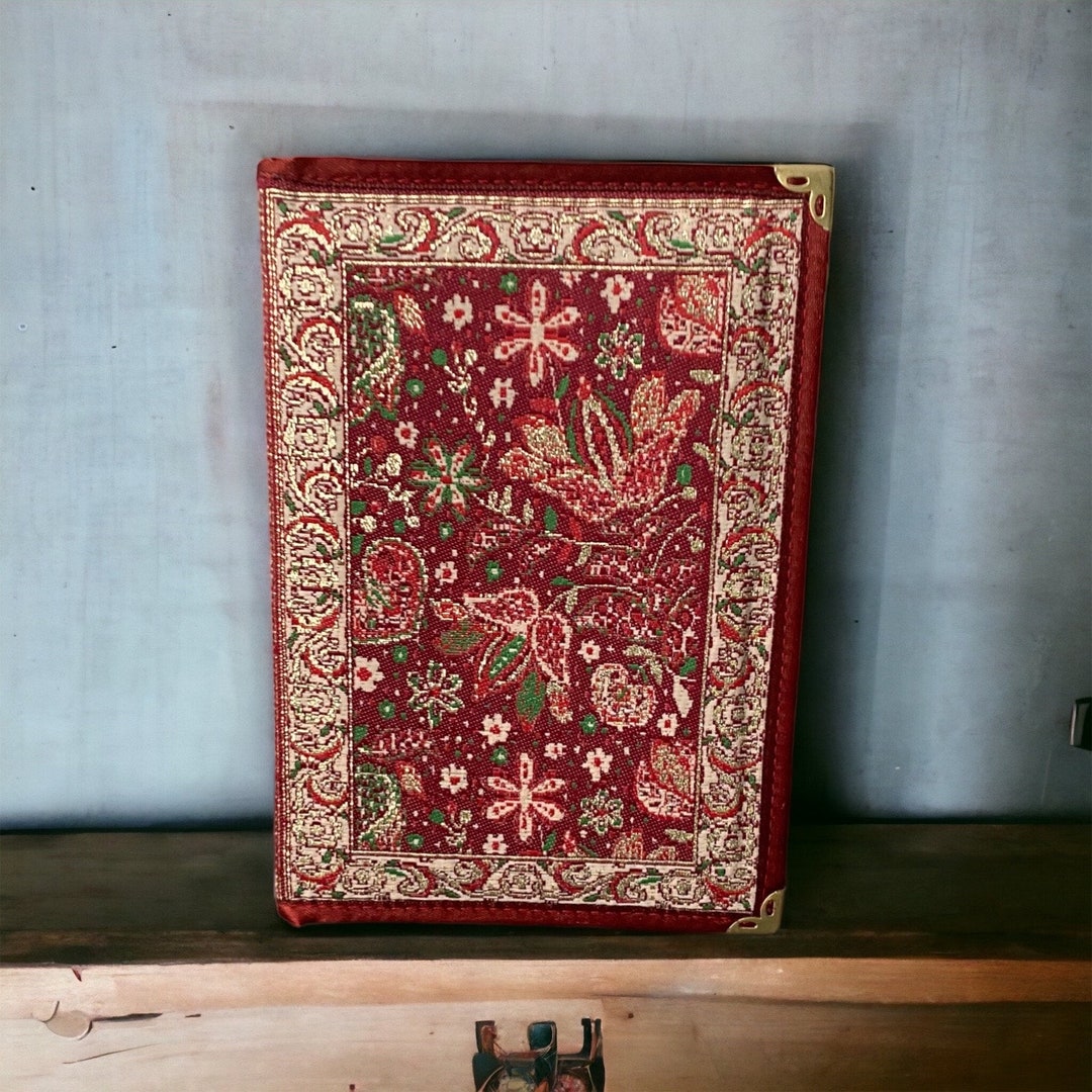 Colorful Notebook Carpet Designs Fabric Journal, Turkish Kilim ...