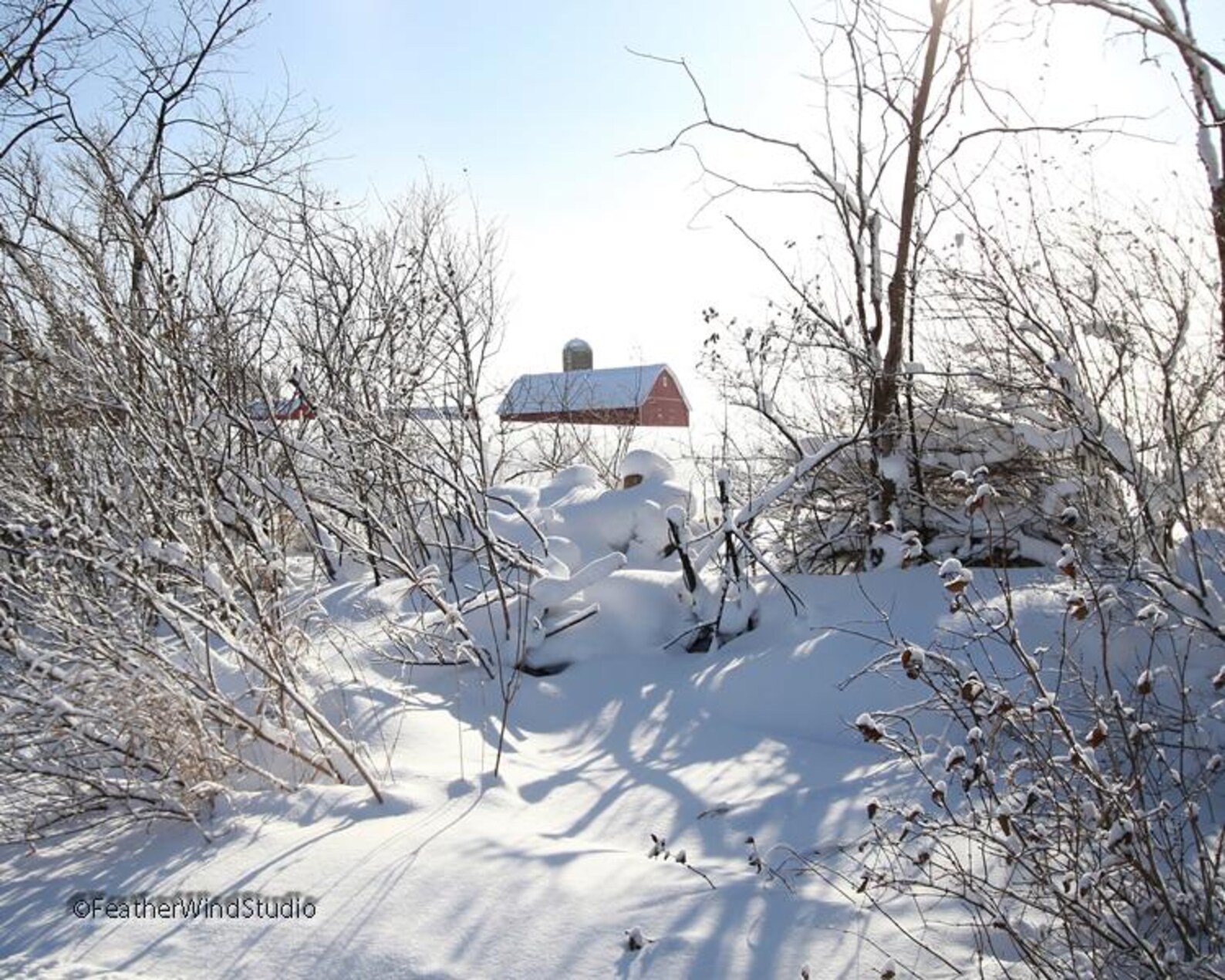Northern Michigan Barn Photo | Farm | Scenic Photography | Snowy ...