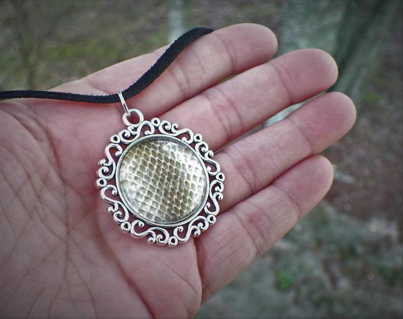 Snake Necklace Snake Skin Snake Jewelry Unique Necklace - Etsy