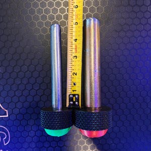 1" Power Rack Knurled Skull Mag Pins - Etsy