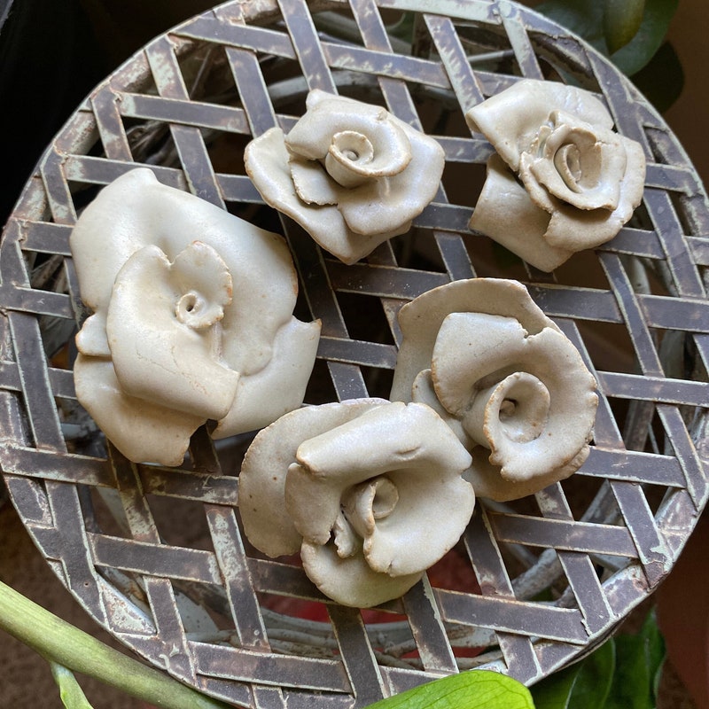Ceramic Rose - Etsy