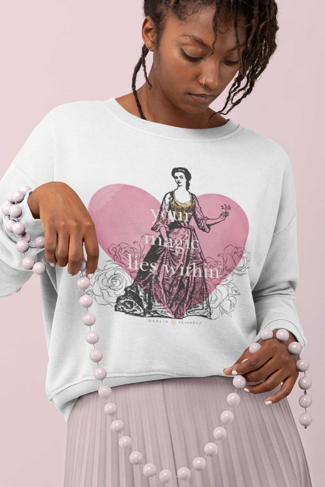 Cottagecore Clothes, Crewneck, Coquette Aesthetic,fairycore Sweatshirt ...