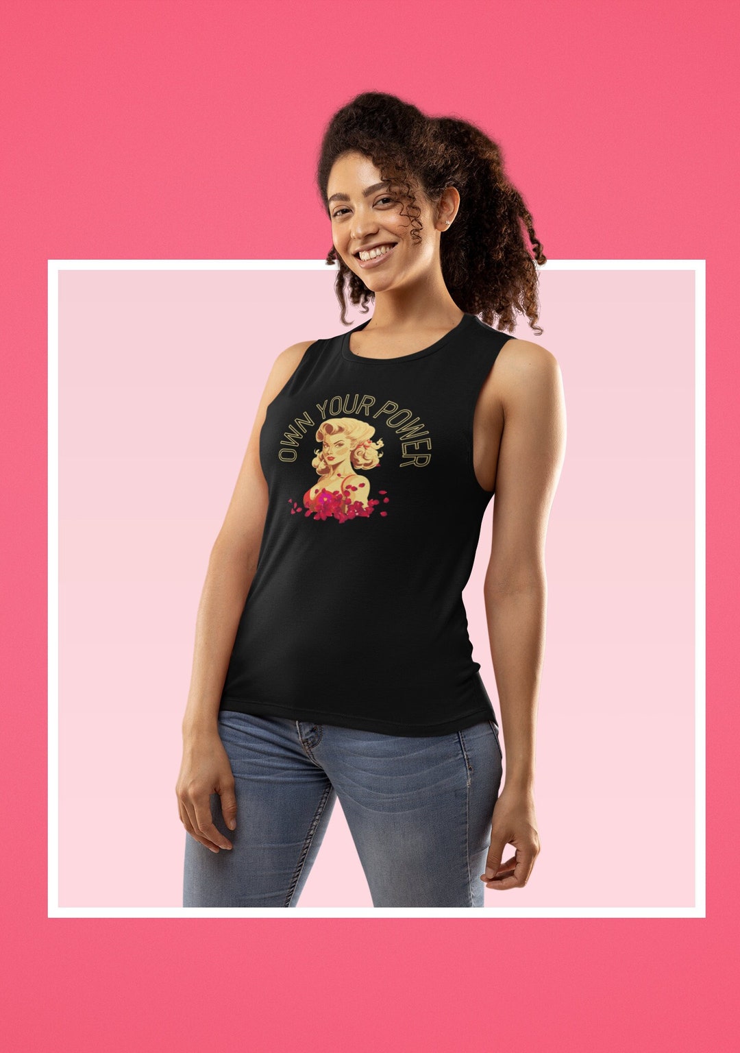 Own Your Power Tank Top Feminist Tank Top Woman Muscle Tank - Etsy