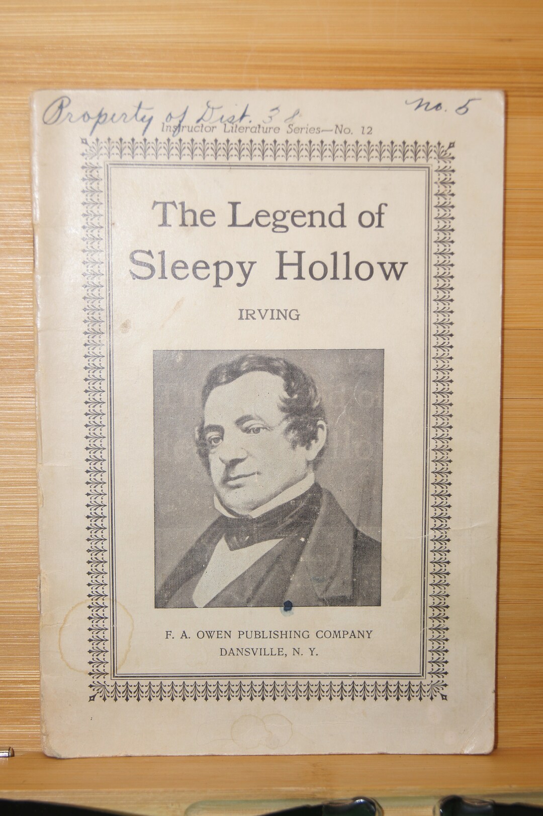 Legend of Sleepy Hollow Booklet Washington Irving 1919 - Etsy
