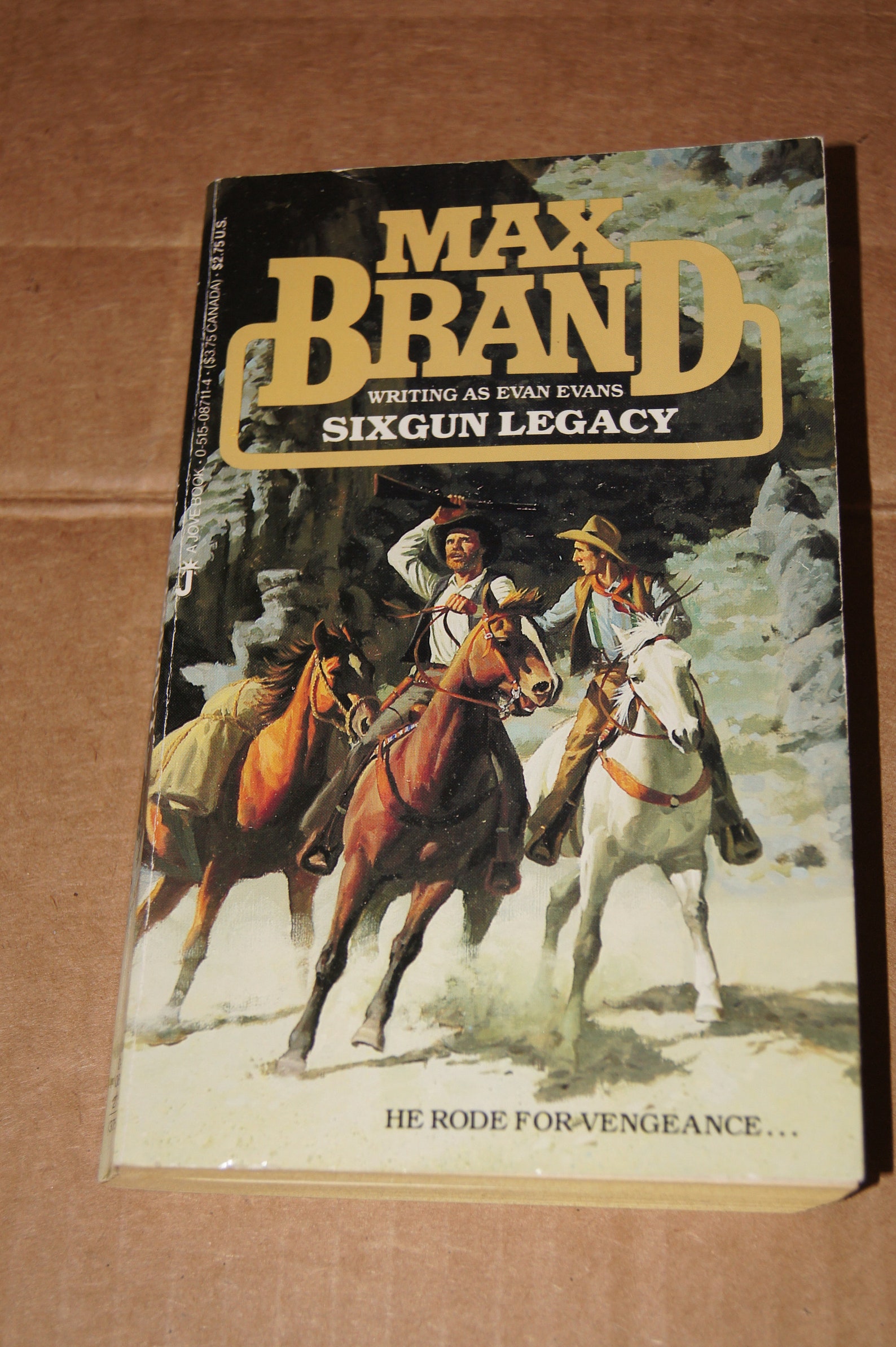 Set of Three Max Brand Paperback Westerns - Etsy.de