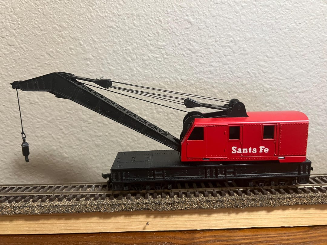 HO Scale Tyco Santa Fe 200 Ton Crane/ No Box - Etsy