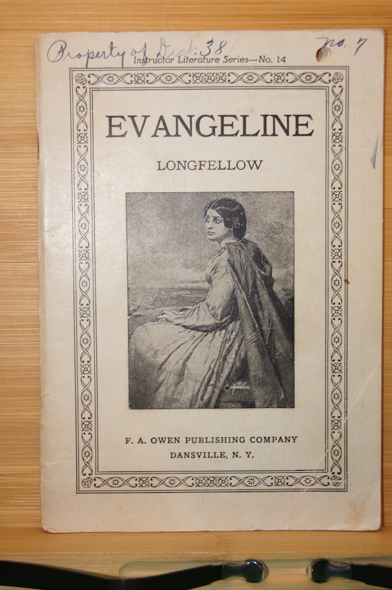 Evangeline Por H W Longfellow Etsy