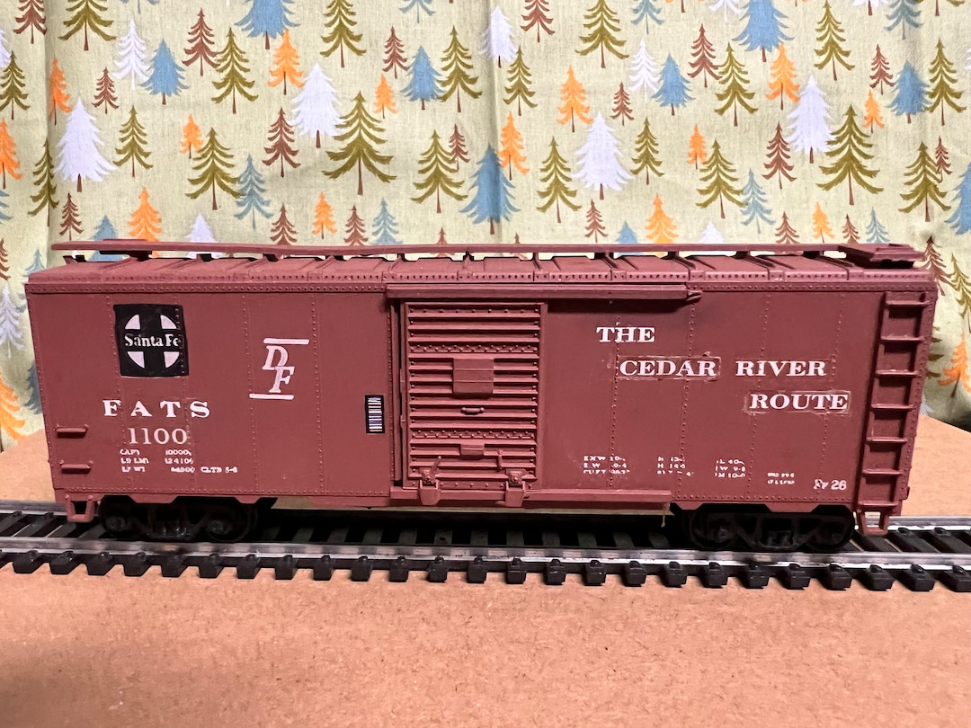 HO Scale Santa Fe Boxcar by Athearn #1100/no Box - Etsy