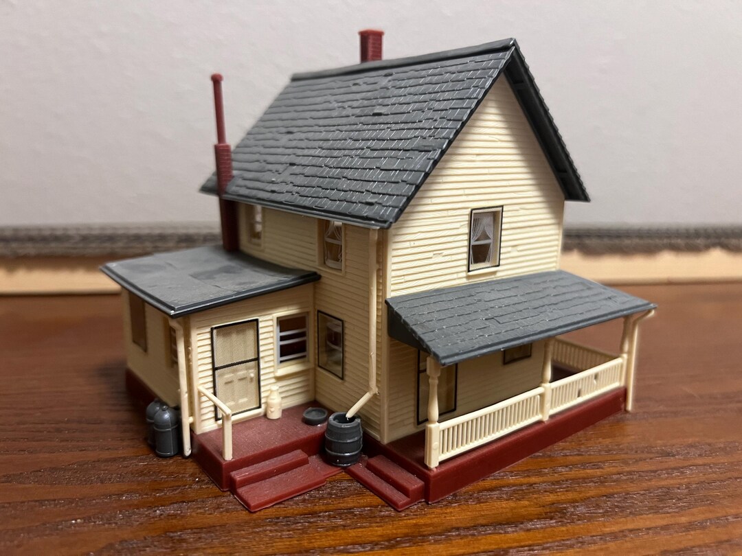 HO Scale Farm House - Etsy