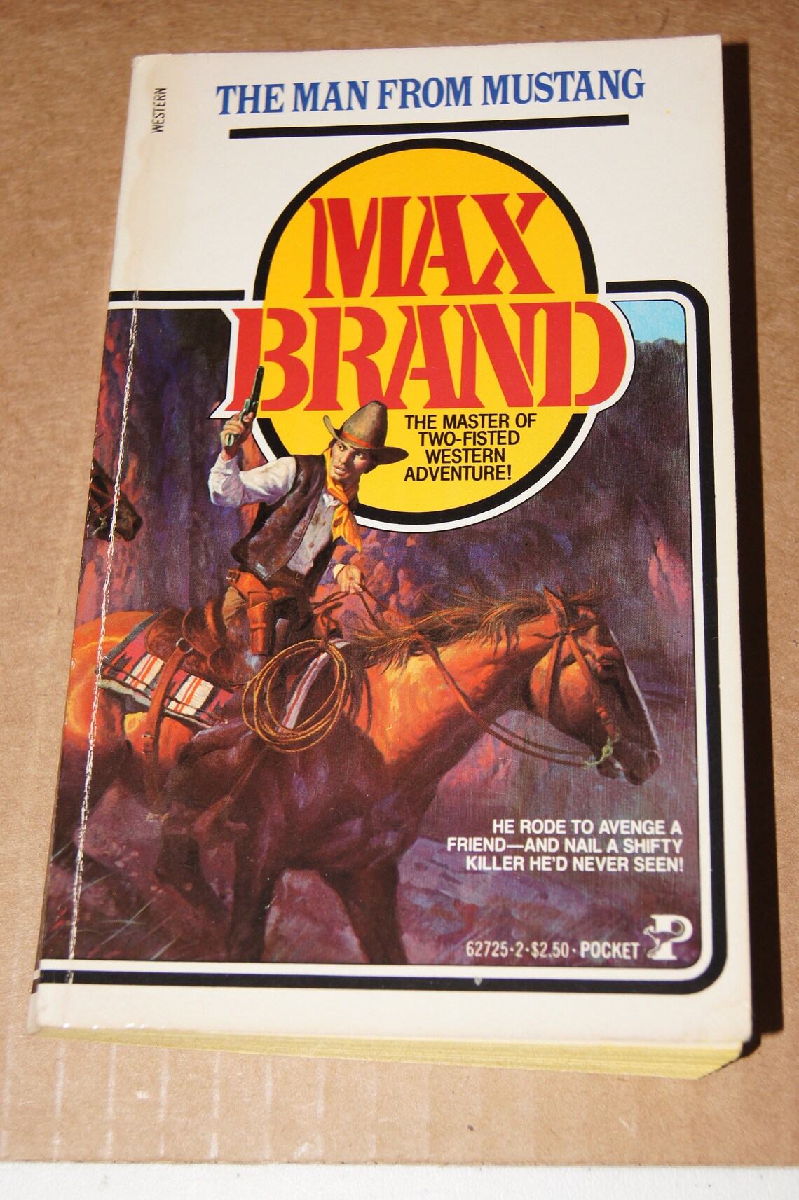 Set of Three Max Brand Paperback Westerns | Etsy