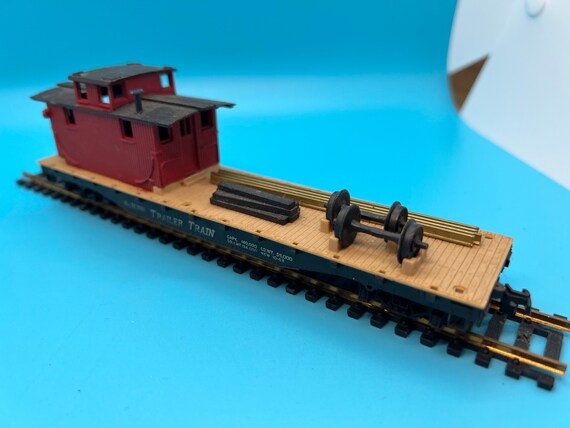 HO Scale Trailer Train Work Car by Tyco 2520 - Etsy