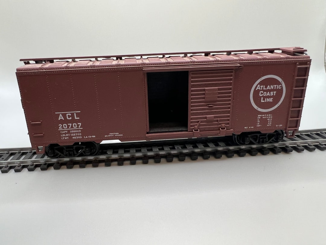 HO Scale Atlantic Coast Line 40' Boxcar by Athearn 20702/no Box - Etsy