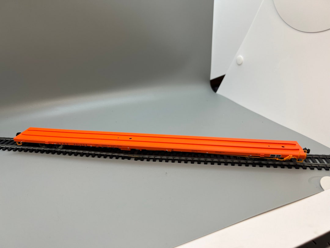 HO Scale A.T.S.F. 89' Trailer Flat Car by Athearn Genesis 291504/no Box ...