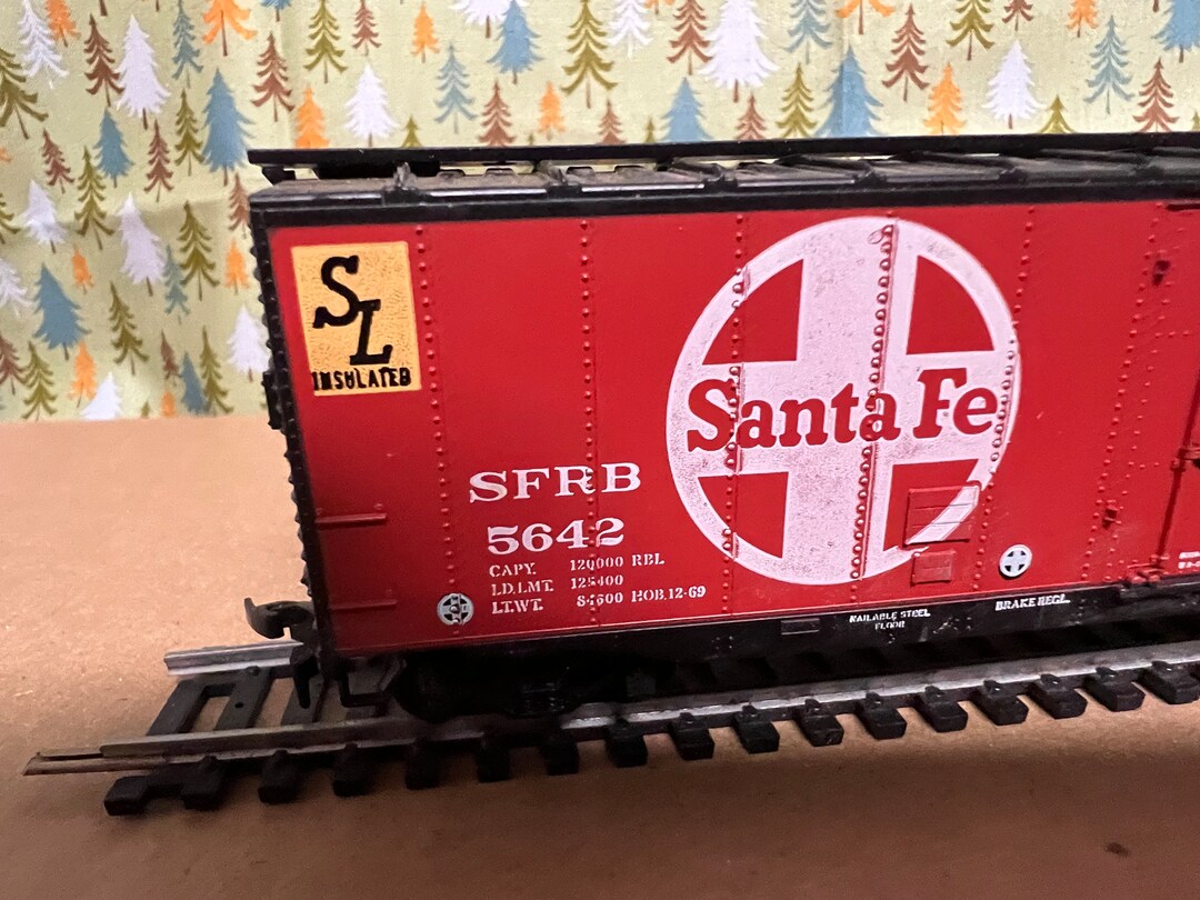 HO Scale Santa Fe Reefer by Athearn 5642/no Box - Etsy