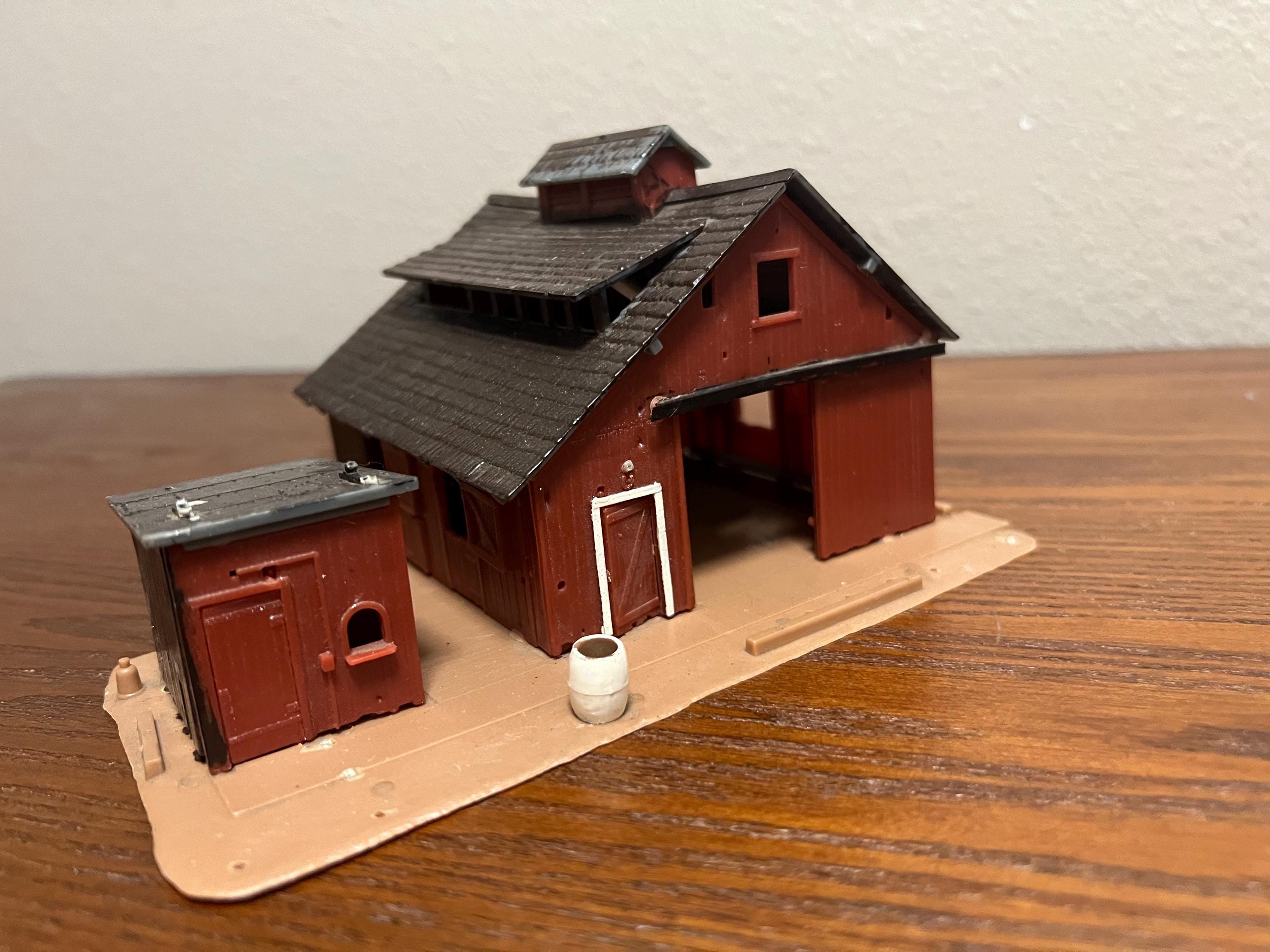 HO Scale Barn - Etsy