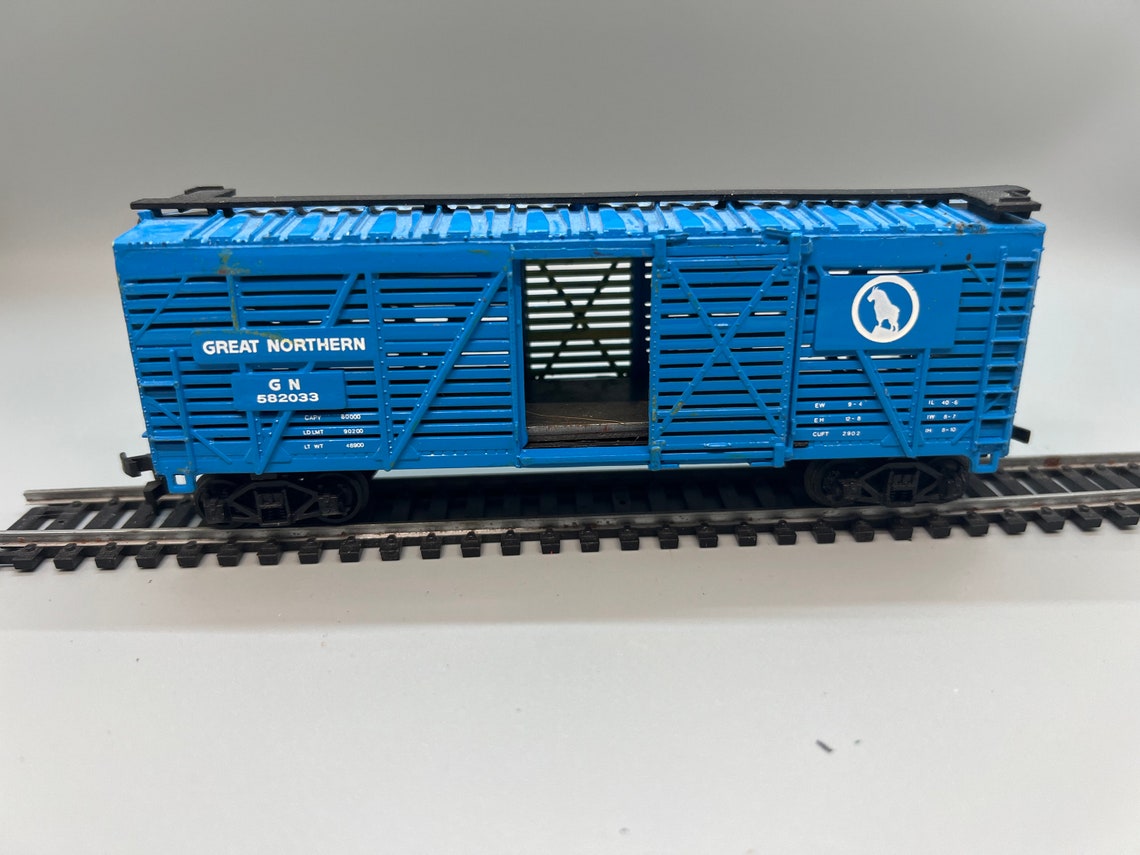 HO Scale Great Northern Cattle Car by Bachmann #582033/no Box - Etsy