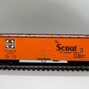 HO Scale Santa Fe Vintage Reefer #23565/no Box - Etsy