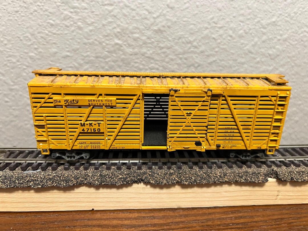 HO Scale MKT Cattle Car by Athearn #47150/no Box - Etsy