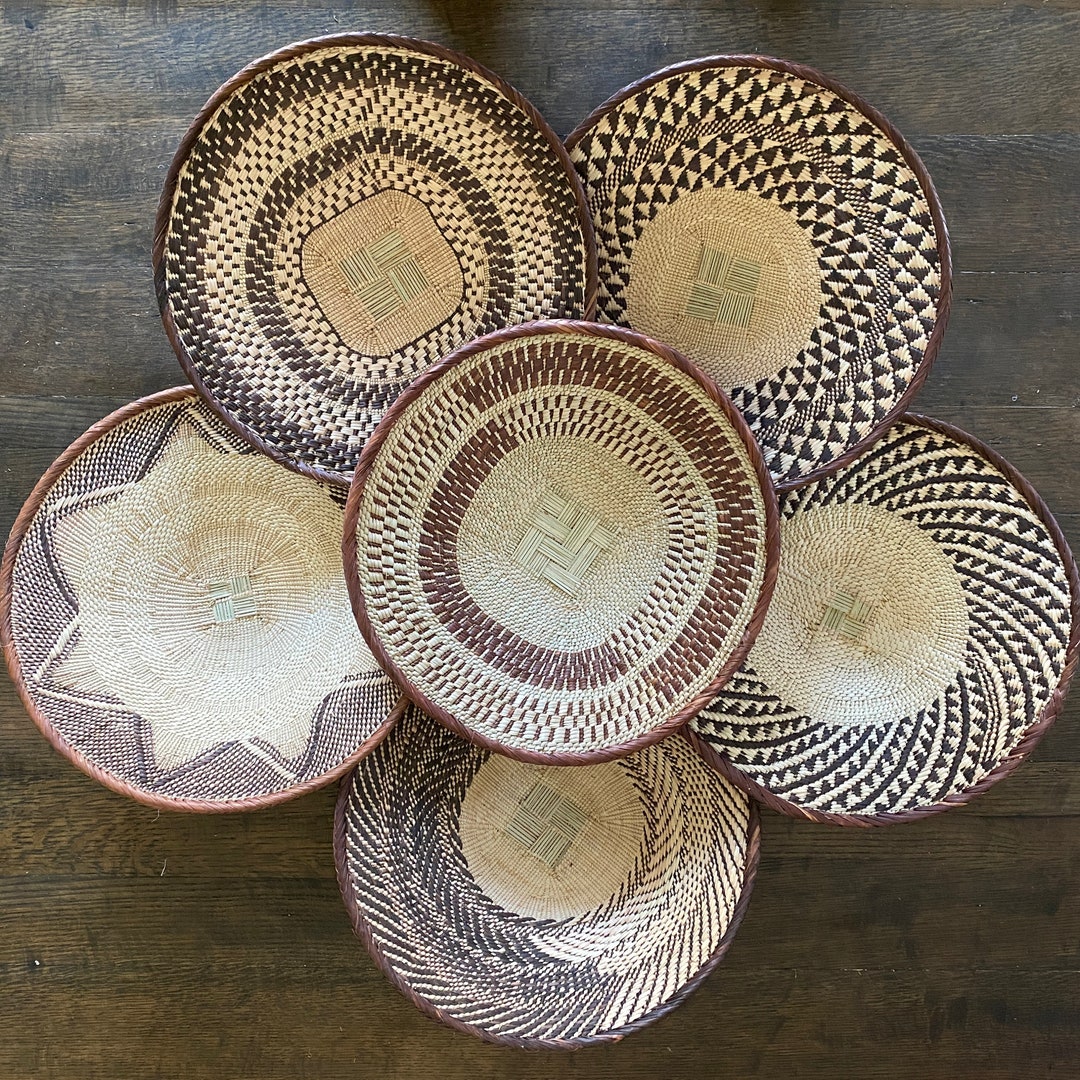 6 Tonga African Basket Set #812 | Tonga Baskets | African Baskets ...