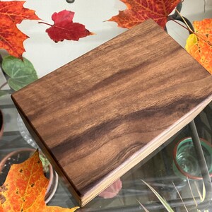 Handmade Hardwood Shedua and Black Walnut Box - Etsy