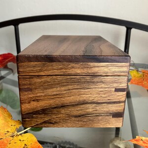 Handmade Hardwood Shedua and Black Walnut Box - Etsy