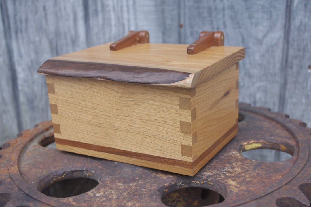 Handmade Hardwood Butternut & Ash Box - Etsy