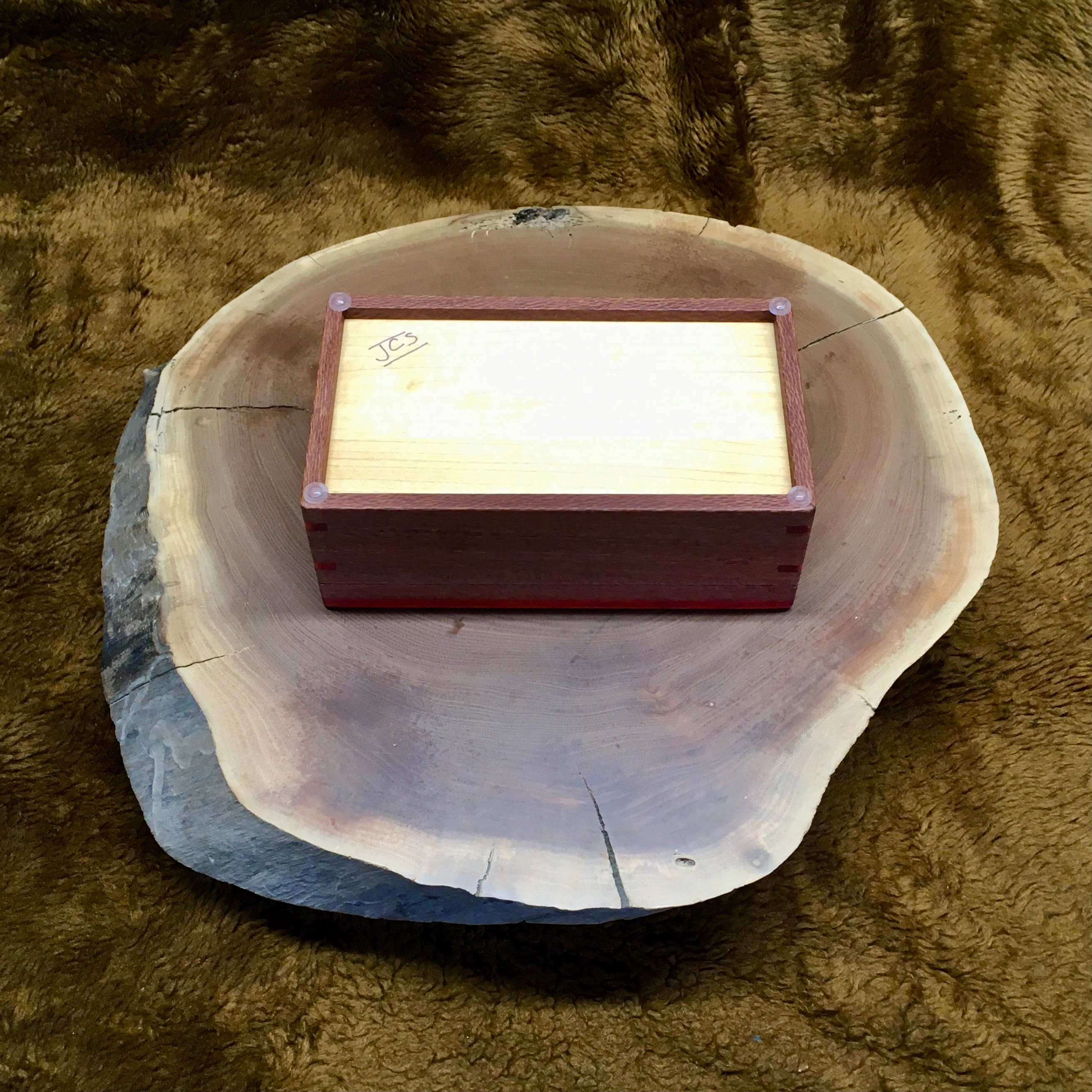 Leopard Wood and Padauk Box - Etsy