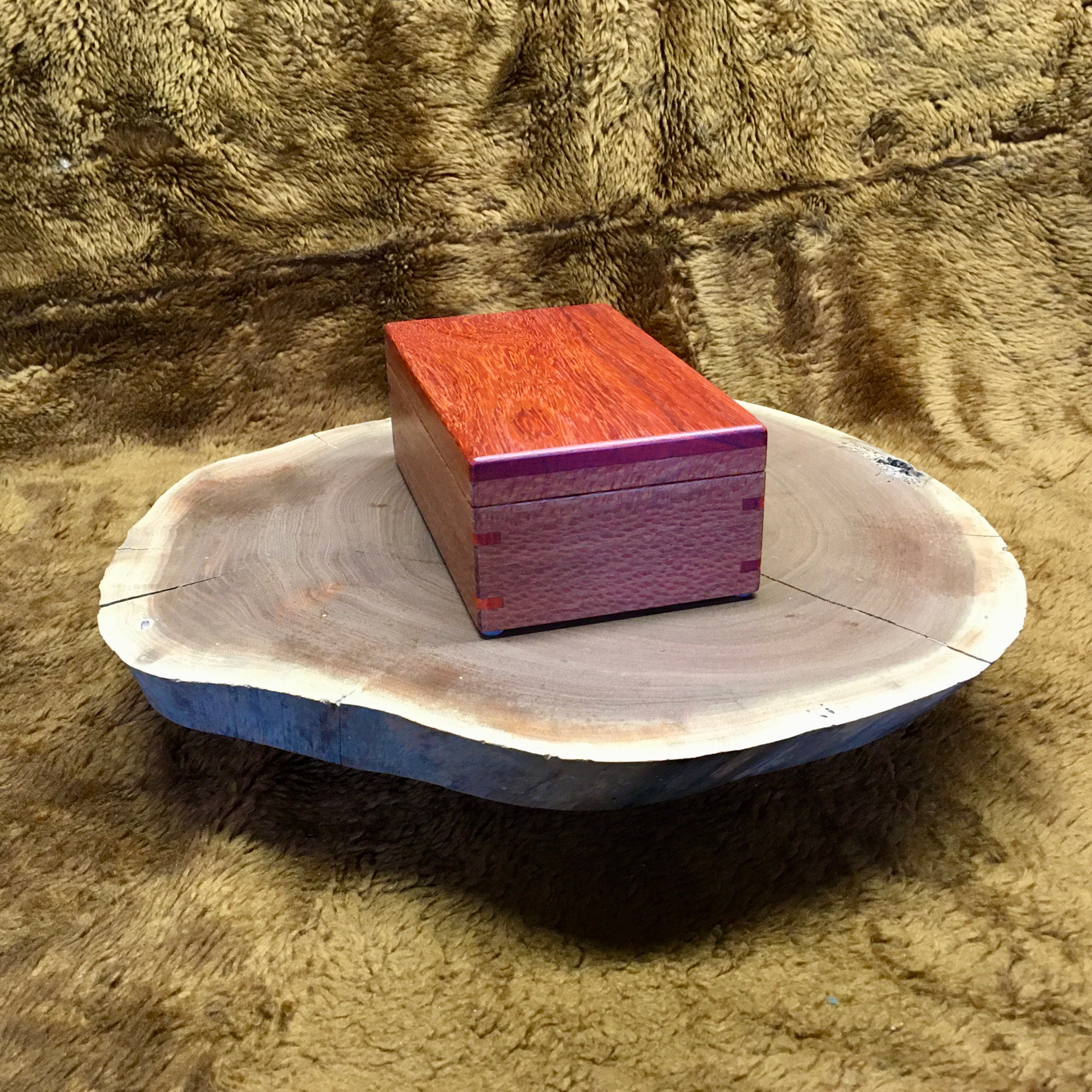 Leopard Wood and Padauk Box - Etsy
