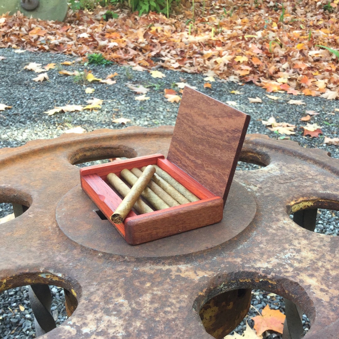 Handmade Hardwood Smokers Box – Mahogany and Padauk - Etsy