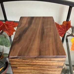 Handmade Hardwood Shedua and Black Walnut Box - Etsy