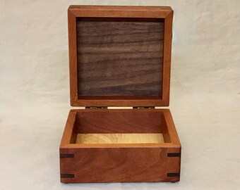 2156 Handcrafted Keepsake Box Made From Cherry and Black Walnut - Etsy