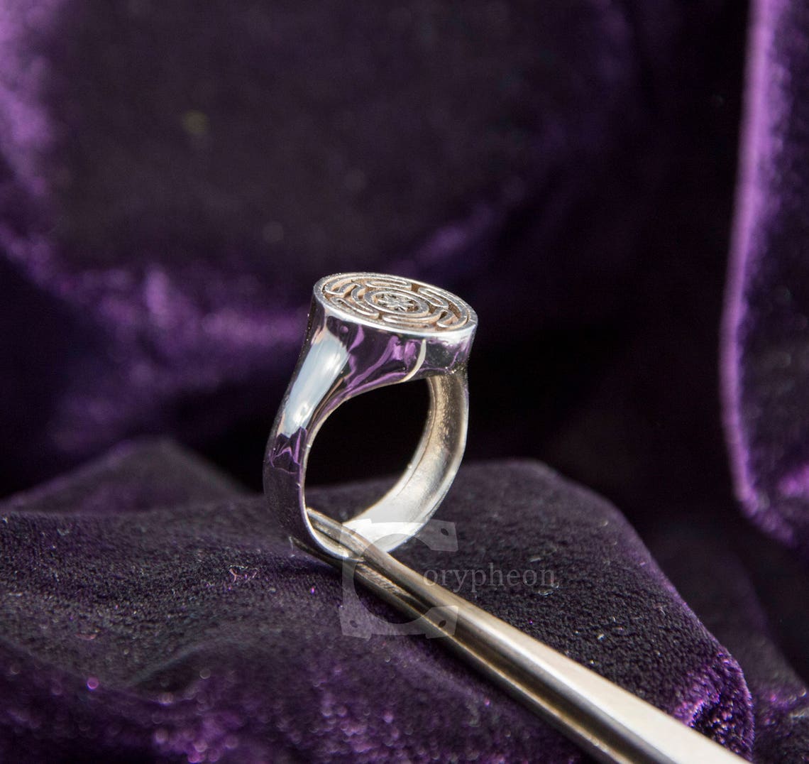 Hecate Sigil Signet Ring 925 Silver - Etsy