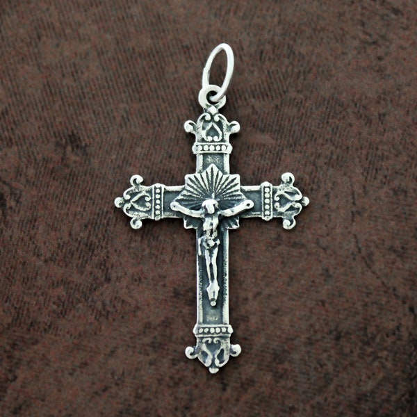 Ornate Cross Pendant - Etsy