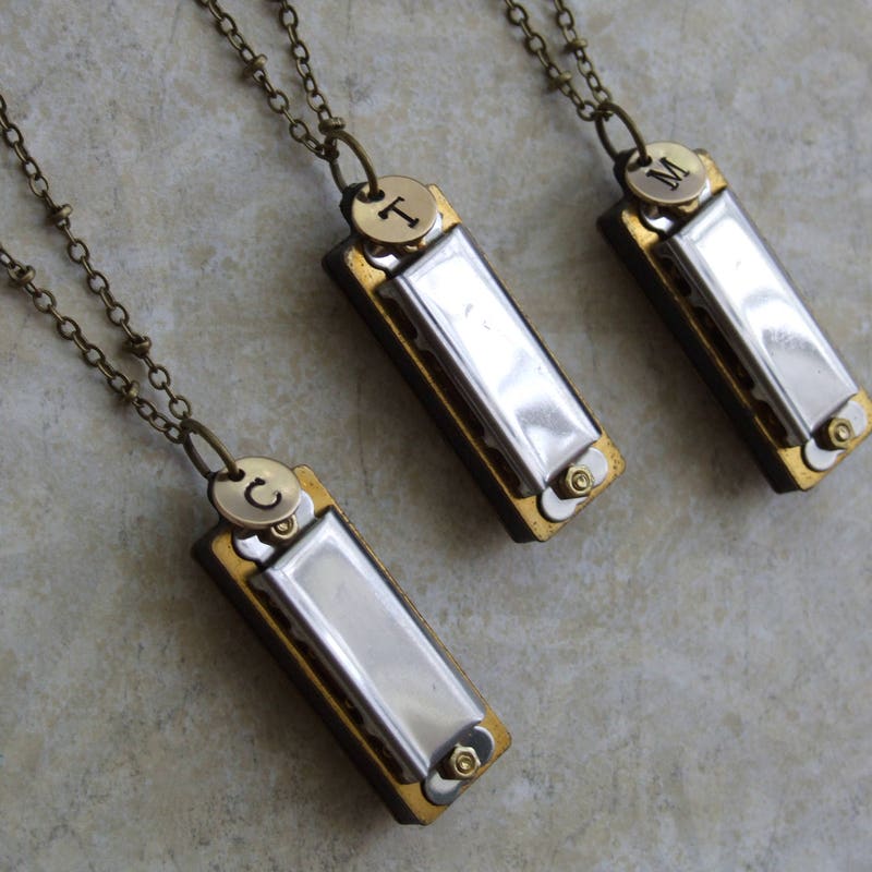 Harmonica Necklace - Etsy