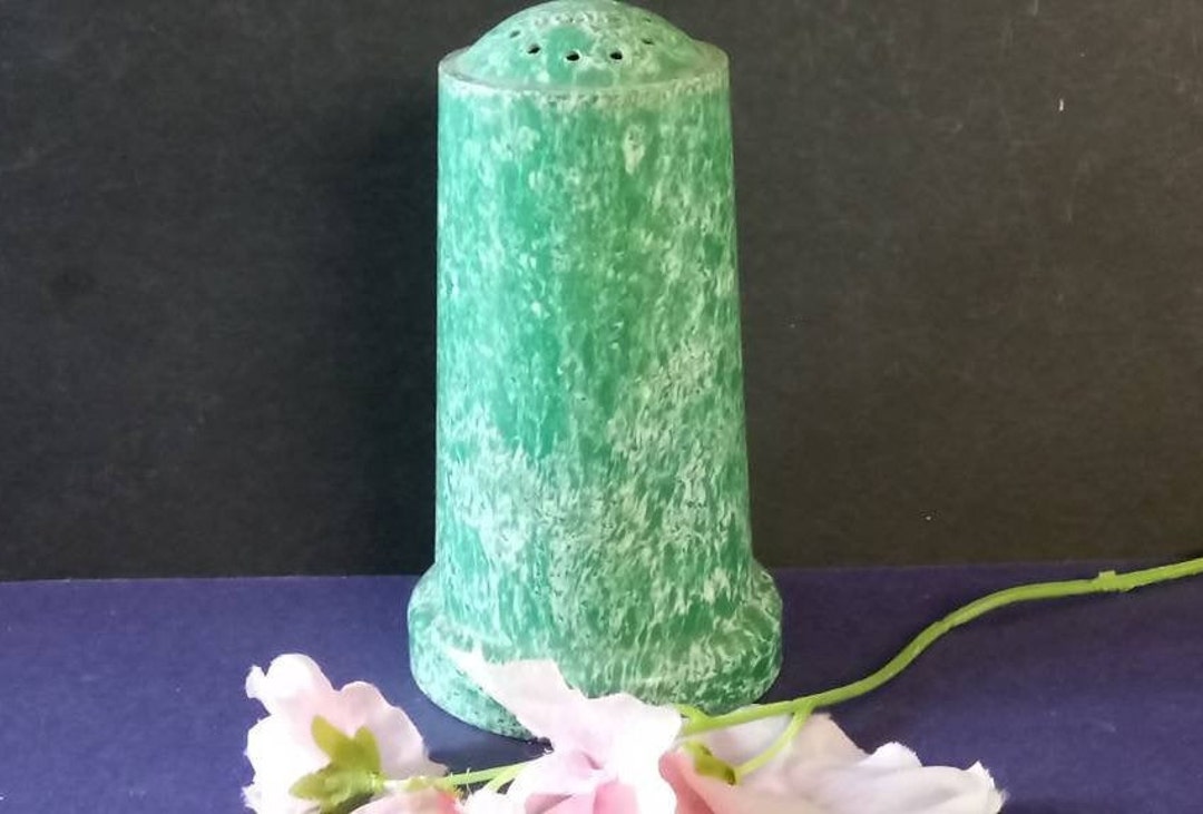 Green Marbled Bakelite Sugar Sifter, Vintage Kitchenware, Art Deco ...
