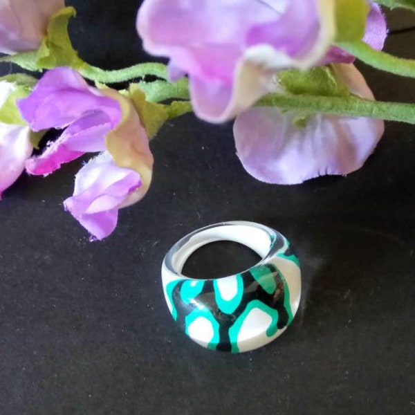 Lucite Ring - Etsy UK