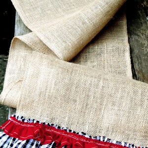 Alabama Crimson Tide Table Runner, Burlap Table Runner, Houndstooth ...