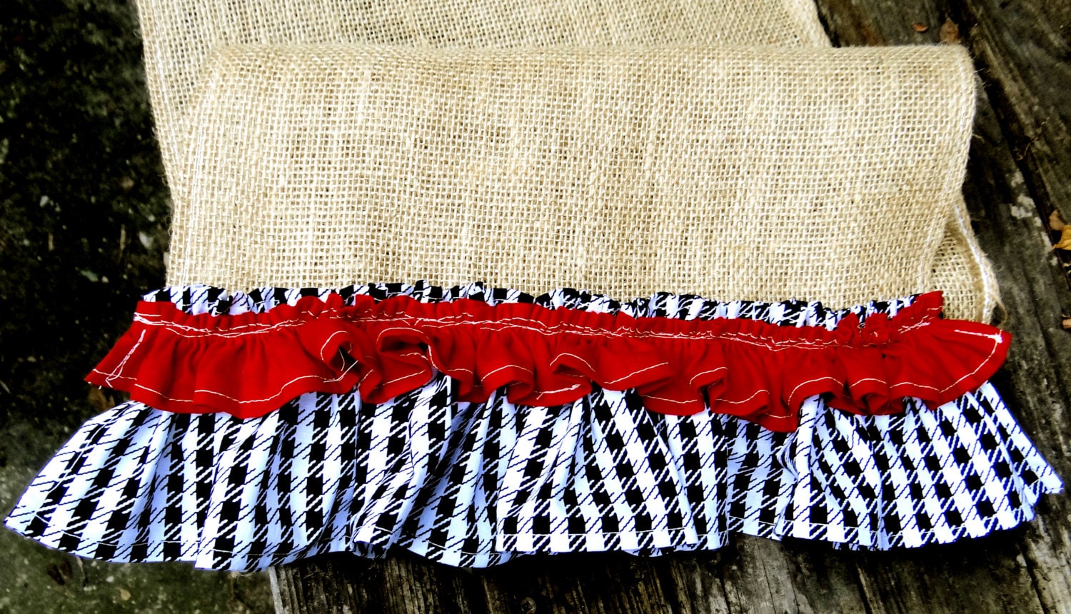 Alabama Crimson Tide Table Runner Burlap Table Runner - Etsy