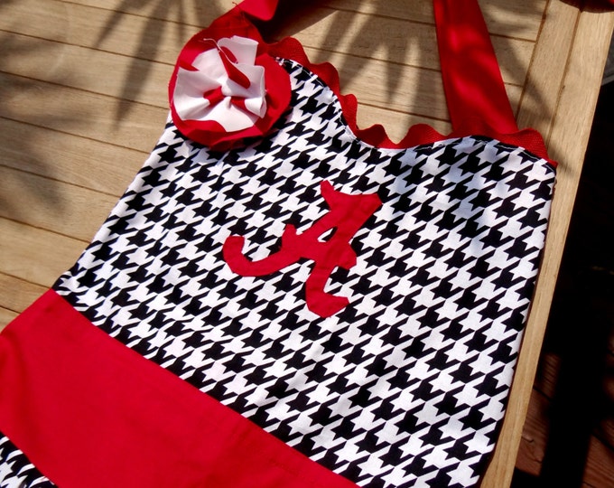 Alabama Crimson Tide Houndstooth Apron, Crimson Tide Tailgating Apron ...