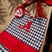 Alabama Crimson Tide Houndstooth Apron Crimson Tide | Etsy
