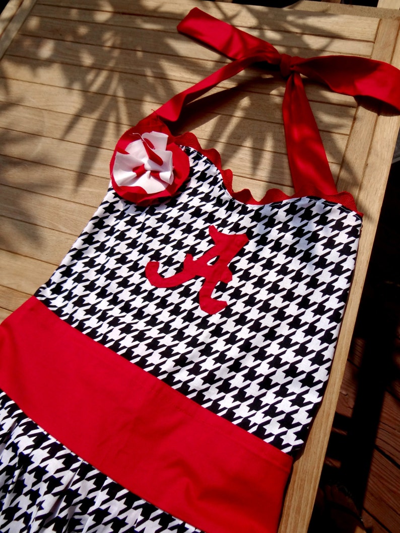 Alabama Crimson Tide Houndstooth Apron, Crimson Tide Tailgating Apron ...