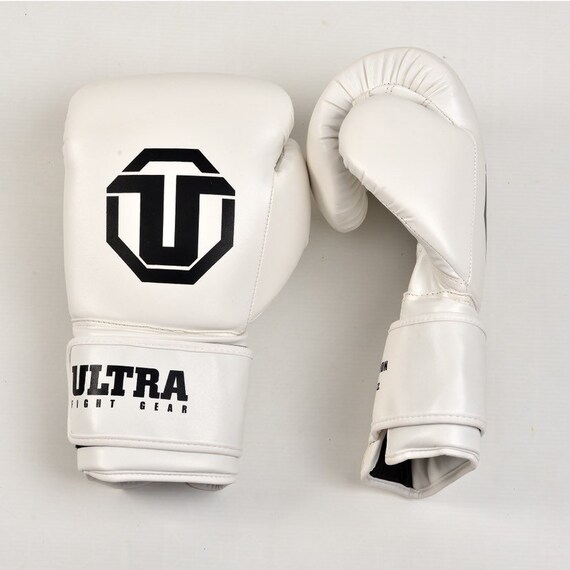 WHITE BOXING GLOVES 18 Oz Boxing Gloves Fight Gear Gloves | Etsy