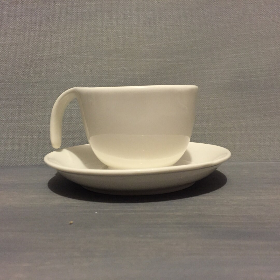 Personalised Name White/black Tea Cup and Saucer Tea Gift, Personalised ...