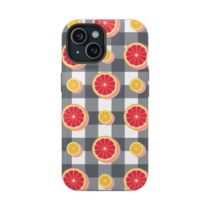 Purple Citrus Grapefruit and Oranges iPhone Case - Magsafe iPhone Case ...