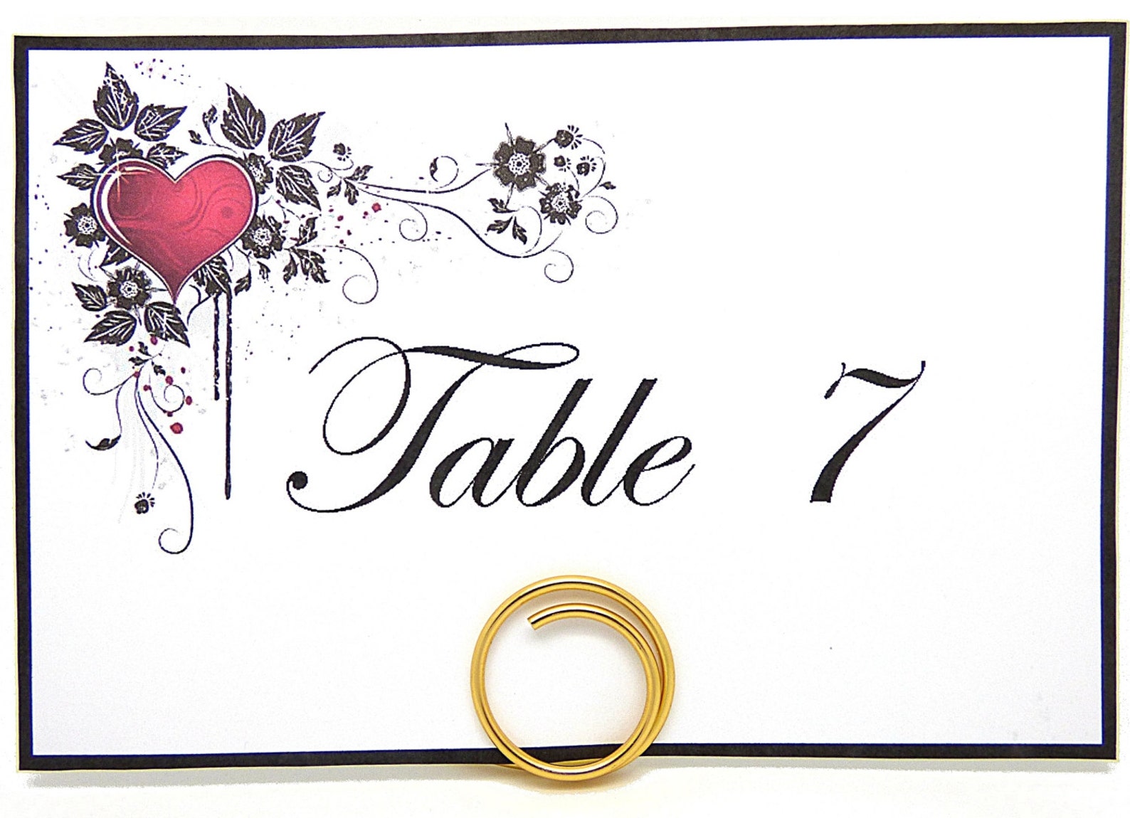 Gold Table Number Holders Number Place Card Stands Set of 6 - Etsy