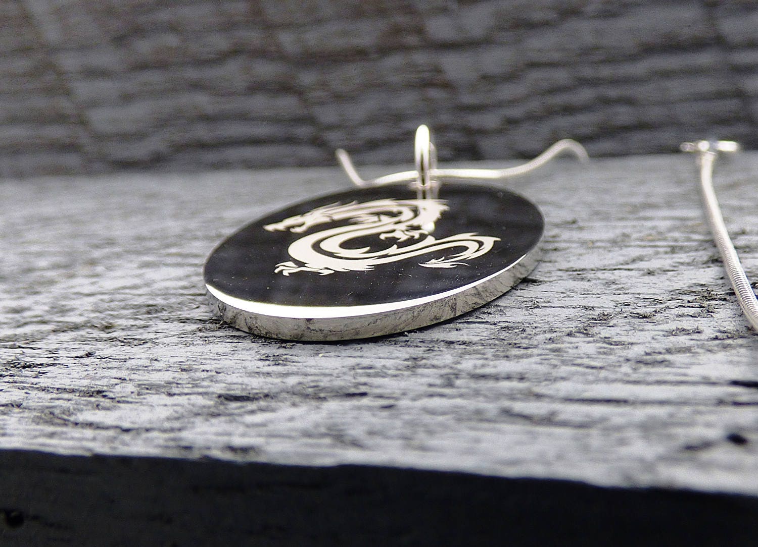 Personalized Dragon Necklace Custom Dragon Pendant Sterling - Etsy