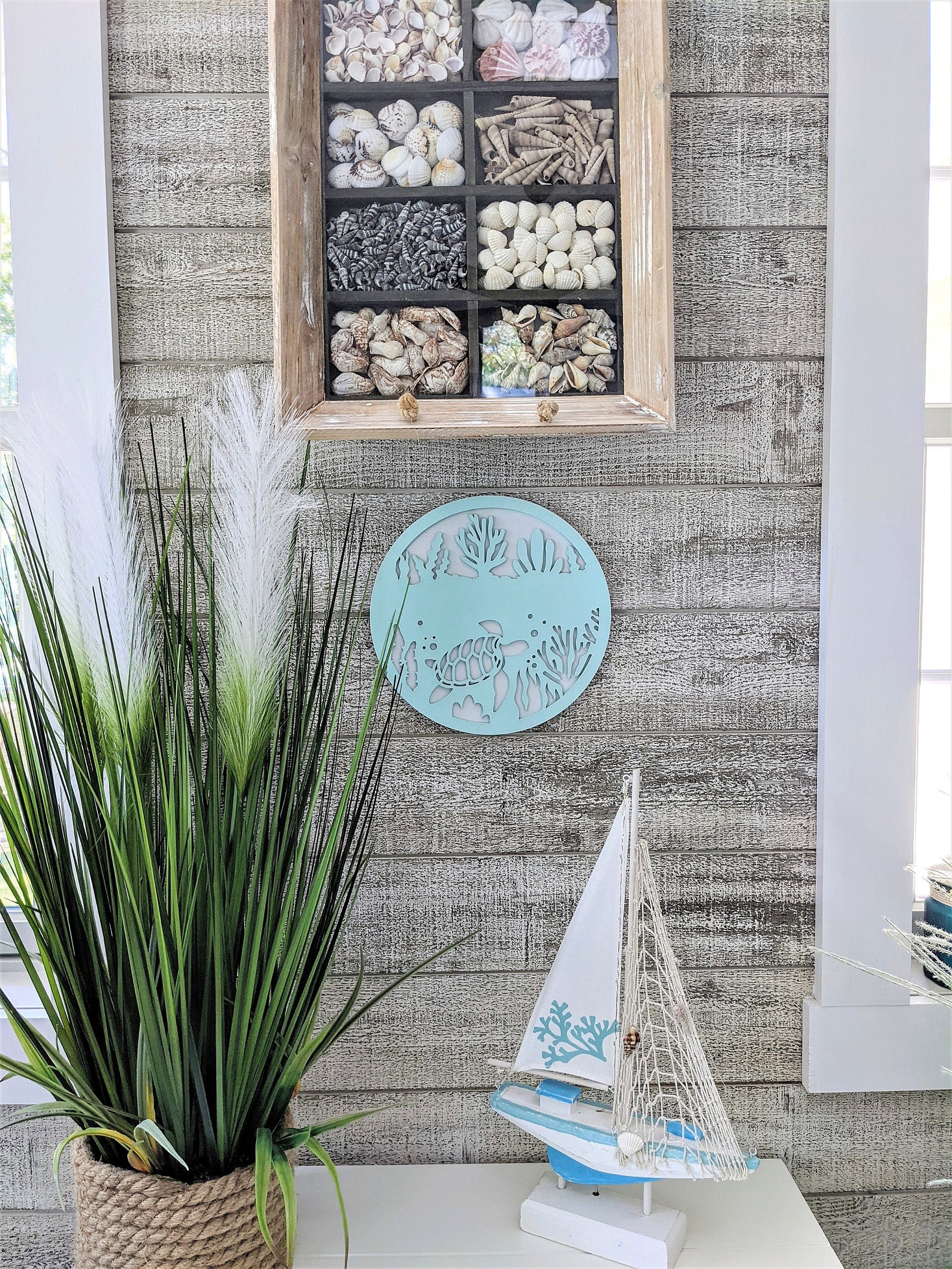 Sea Turtle Wall Decor Wood Wall Art Beach House Decor - Etsy